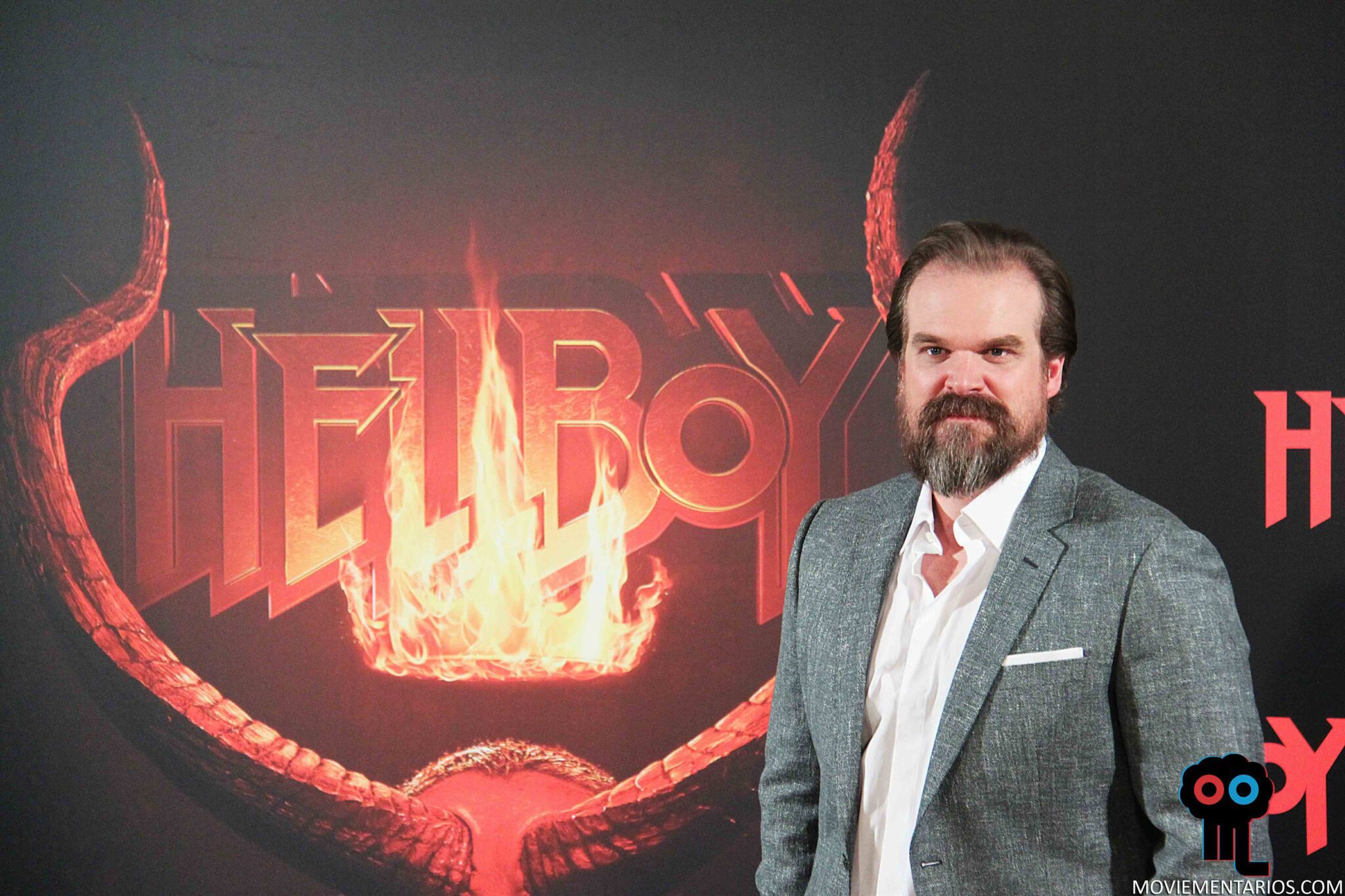 De cosas extrañas a infernales. David Harbour en Madrid por Hellboy