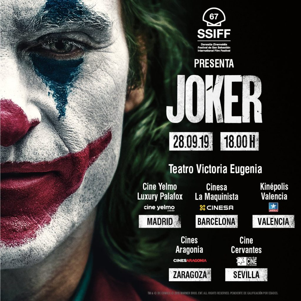 'Joker' podrá verse en algunos cines antes de su estreno
