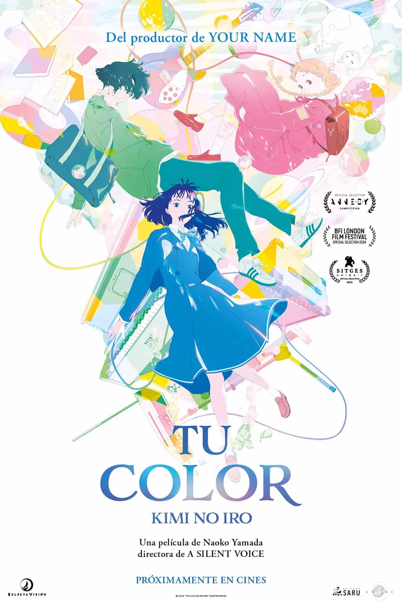 Tu color. Crítica de la nueva película de la autora de A silent voice